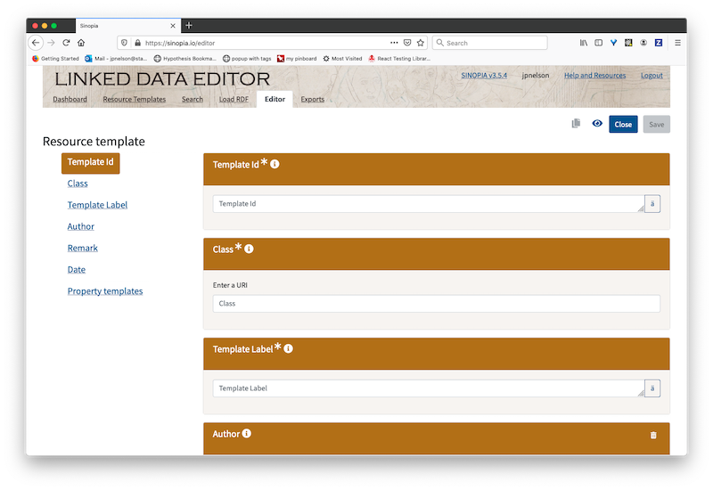 SWIB 2020 - Sinopia Linked Data Editor